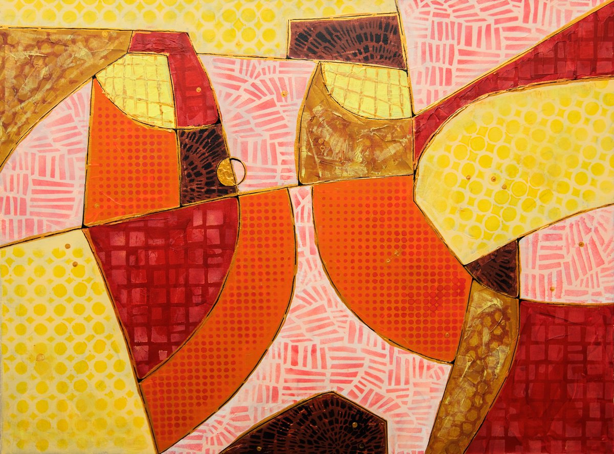 Abstract free Form Acrylic painting: Ariadna de Raadt | Artfinder