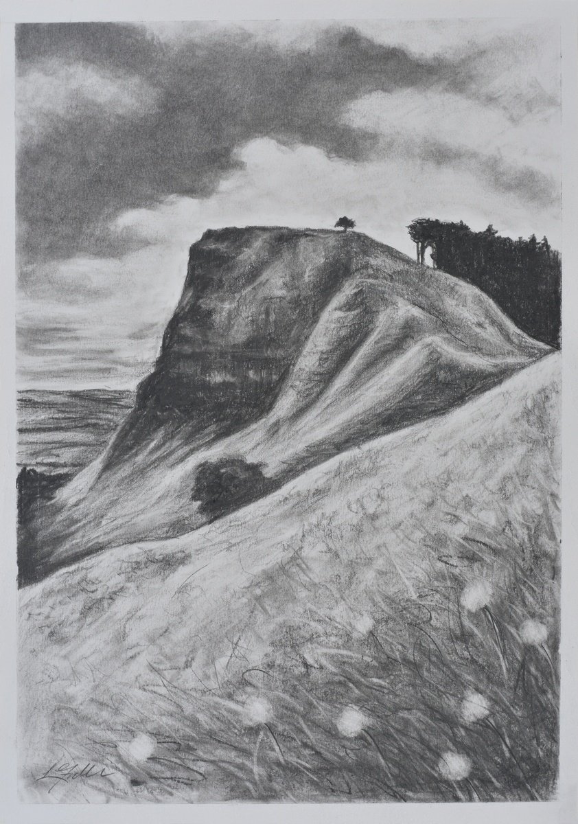 Back Tor Pencil drawing: Lee Fidler | Artfinder