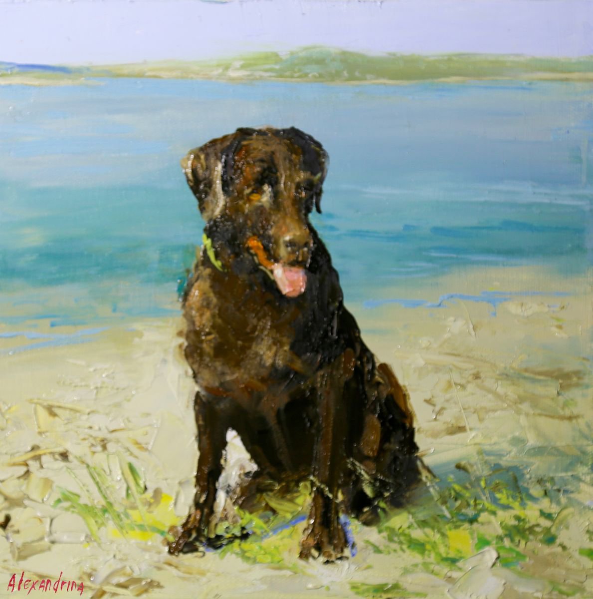 Commission for Elicia Waggener Oil painting by Irina Alexandrina ...