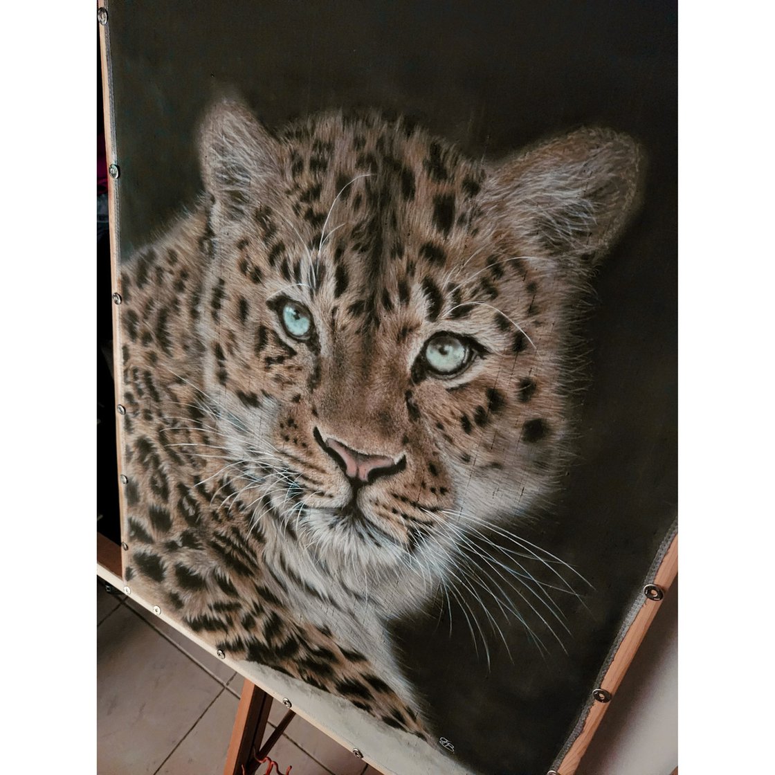 Night Leopard Acrylic painting: Olga Belova | Artfinder