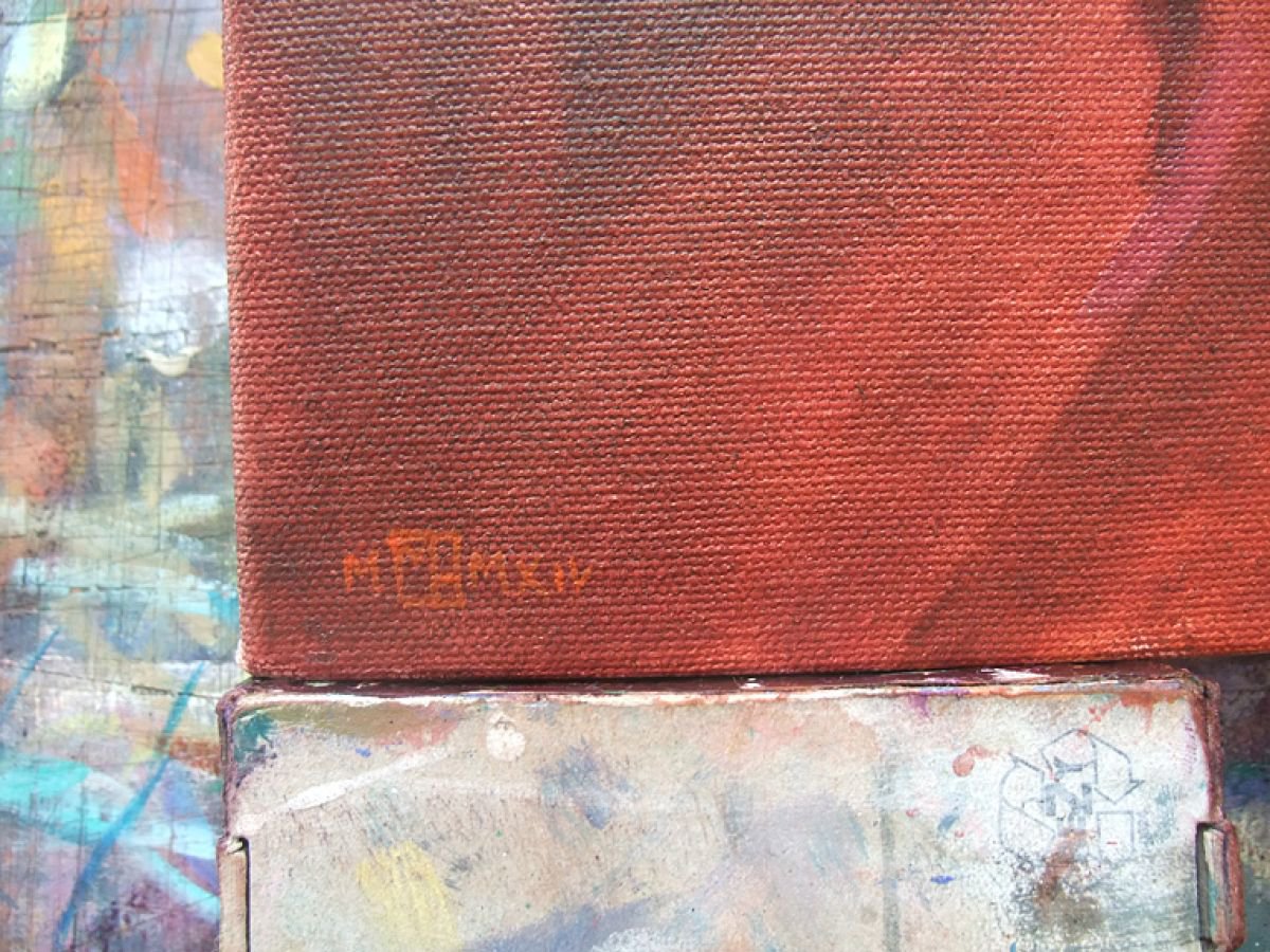 Tram Stop Oil painting by Mark Harrison | Artfinder