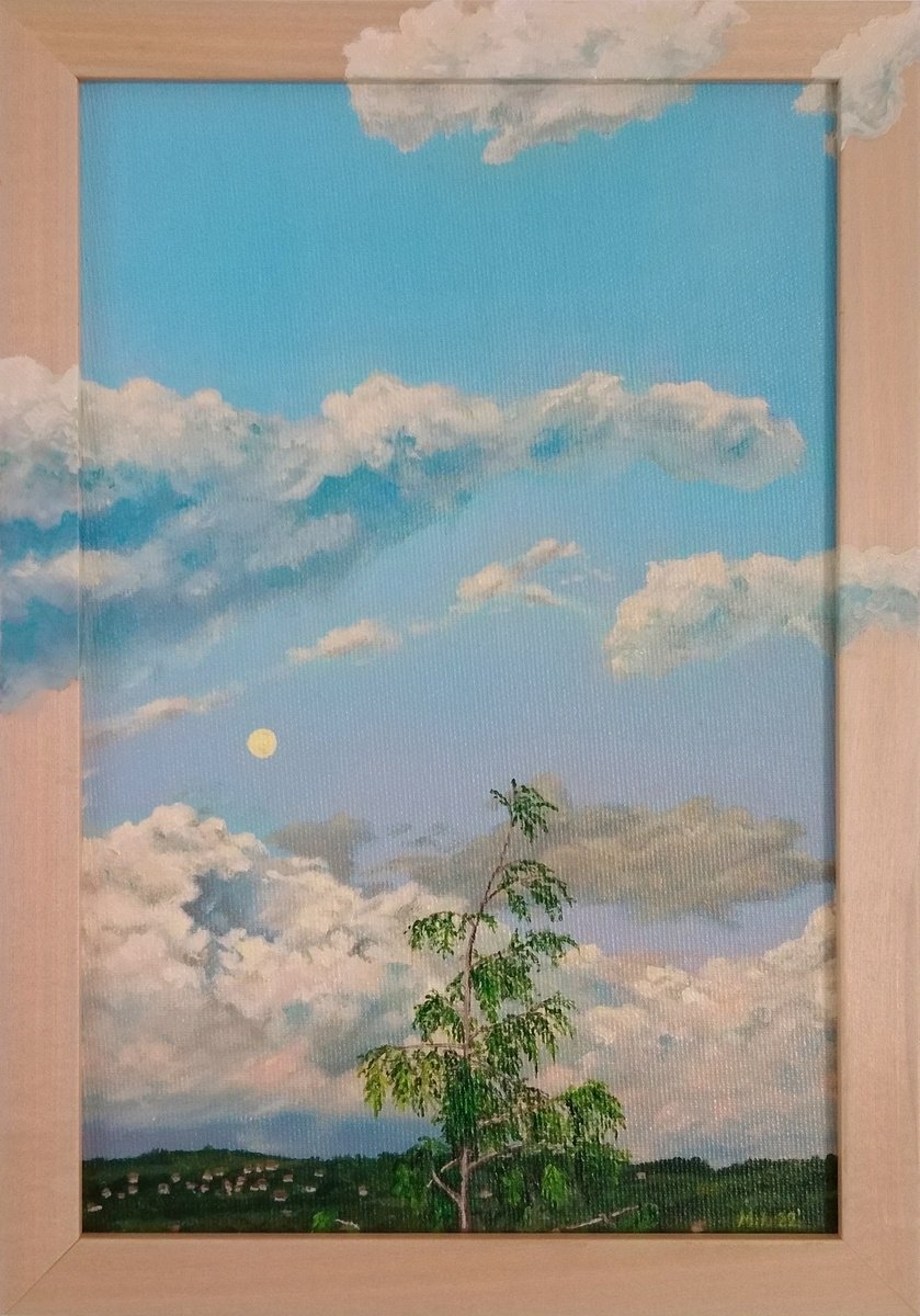 Thinking of the day Oil painting: Milos Ilic | Artfinder