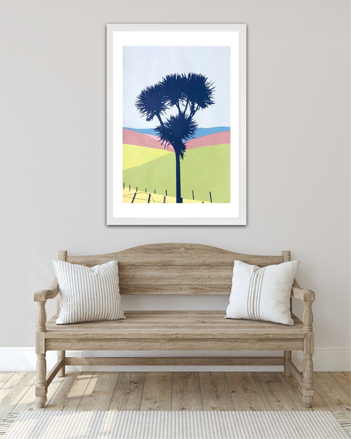 Bullock Track to Hungry Creek Screenprint: Talia Russell | Artfinder