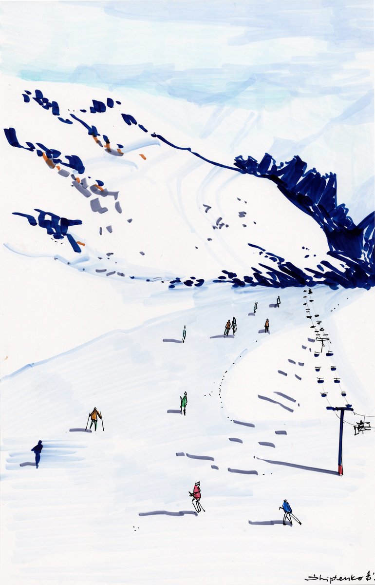 Vail Painting Drawing: Bogdan Shiptenko | Artfinder