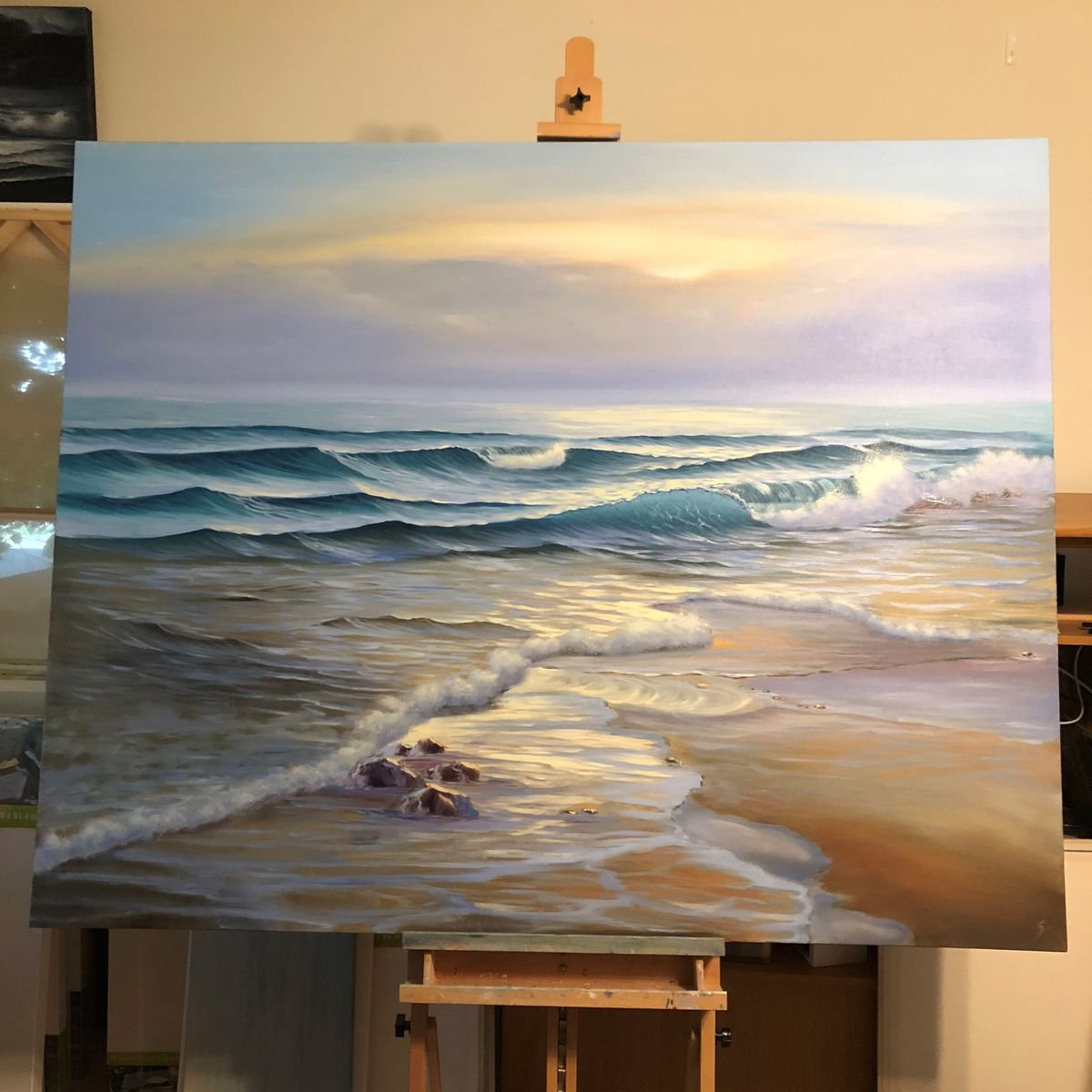 Awakening - Commission for Nicholas Drazic Oil painting by Eva Volf ...