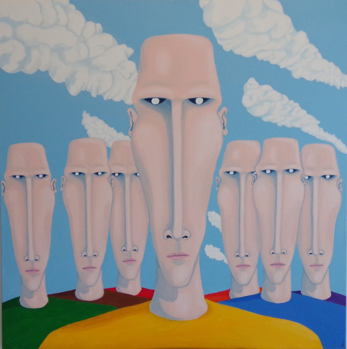 All By Myselves Acrylic painting by Jim Manning | Artfinder
