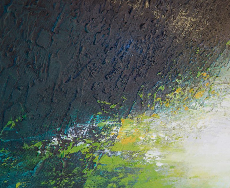 Orange Kaizen Oil painting: Paul Hillary | Artfinder