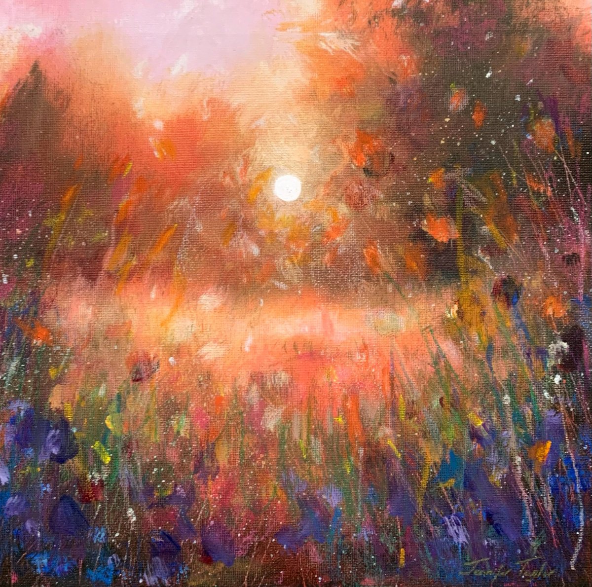 Autumn Sonnet Oil painting by Jennifer Taylor | Artfinder