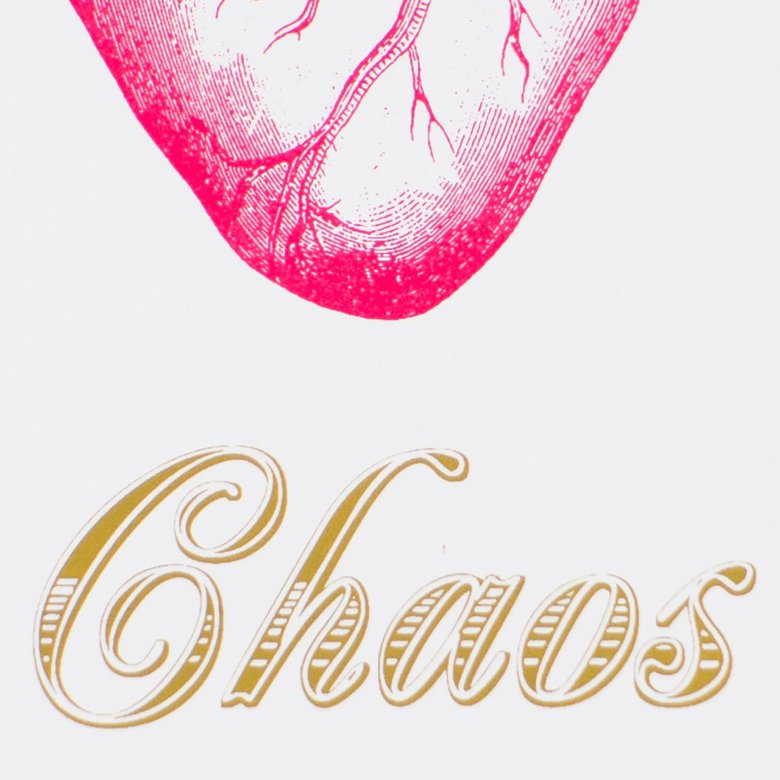 Order Chaos Red (Small Prints) Screenprint: Dangerous Minds Artists ...