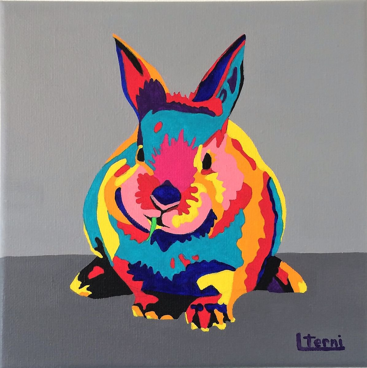 Loppy Acrylic painting: Lucyanne Terni | Artfinder