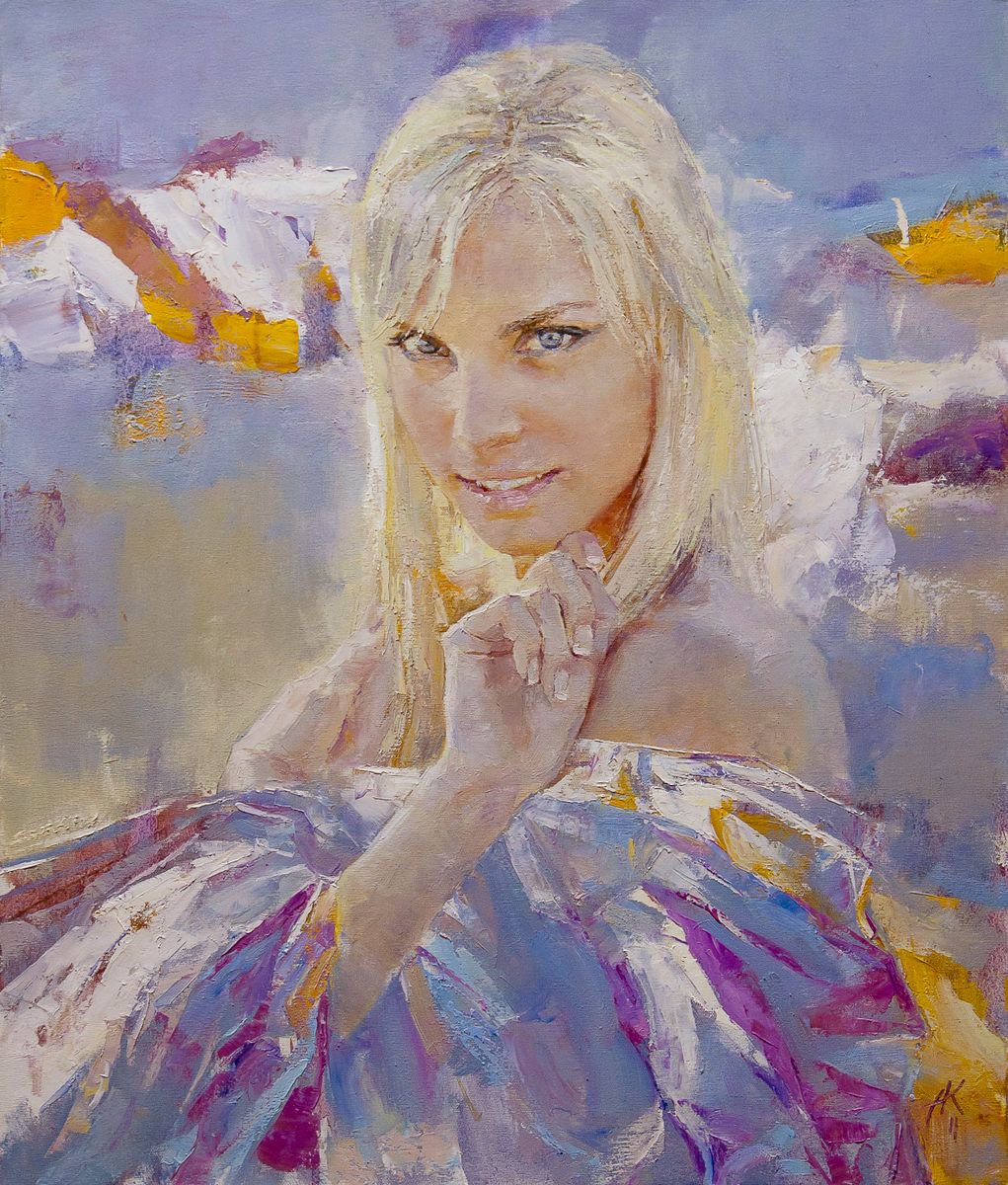 Stranger girl Oil painting: Aleksandr Korol | Artfinder