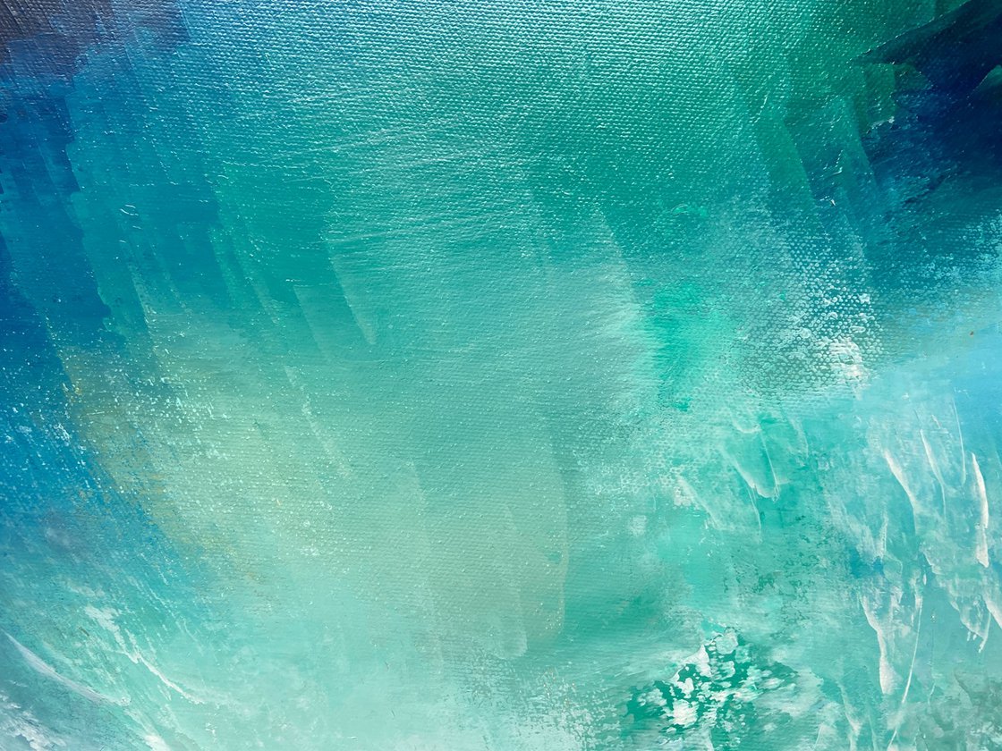 Azurite Escape Oil painting: Paul Kingsley Squire | Artfinder