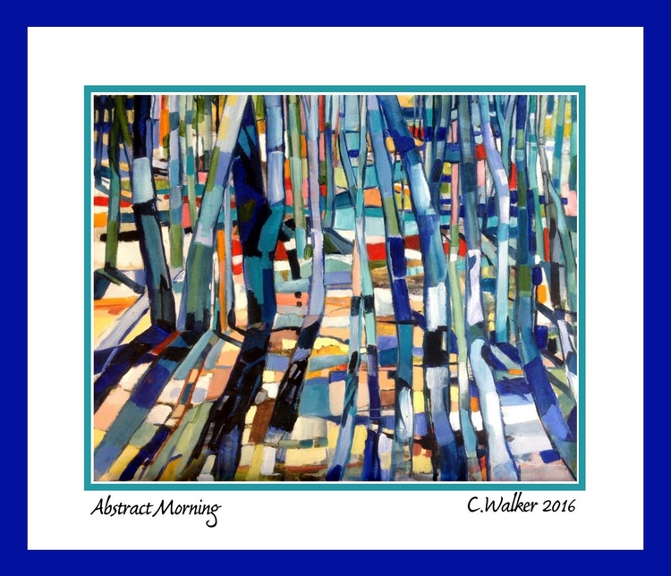 Abstract Morning Painting by Chris Walker | Artfinder