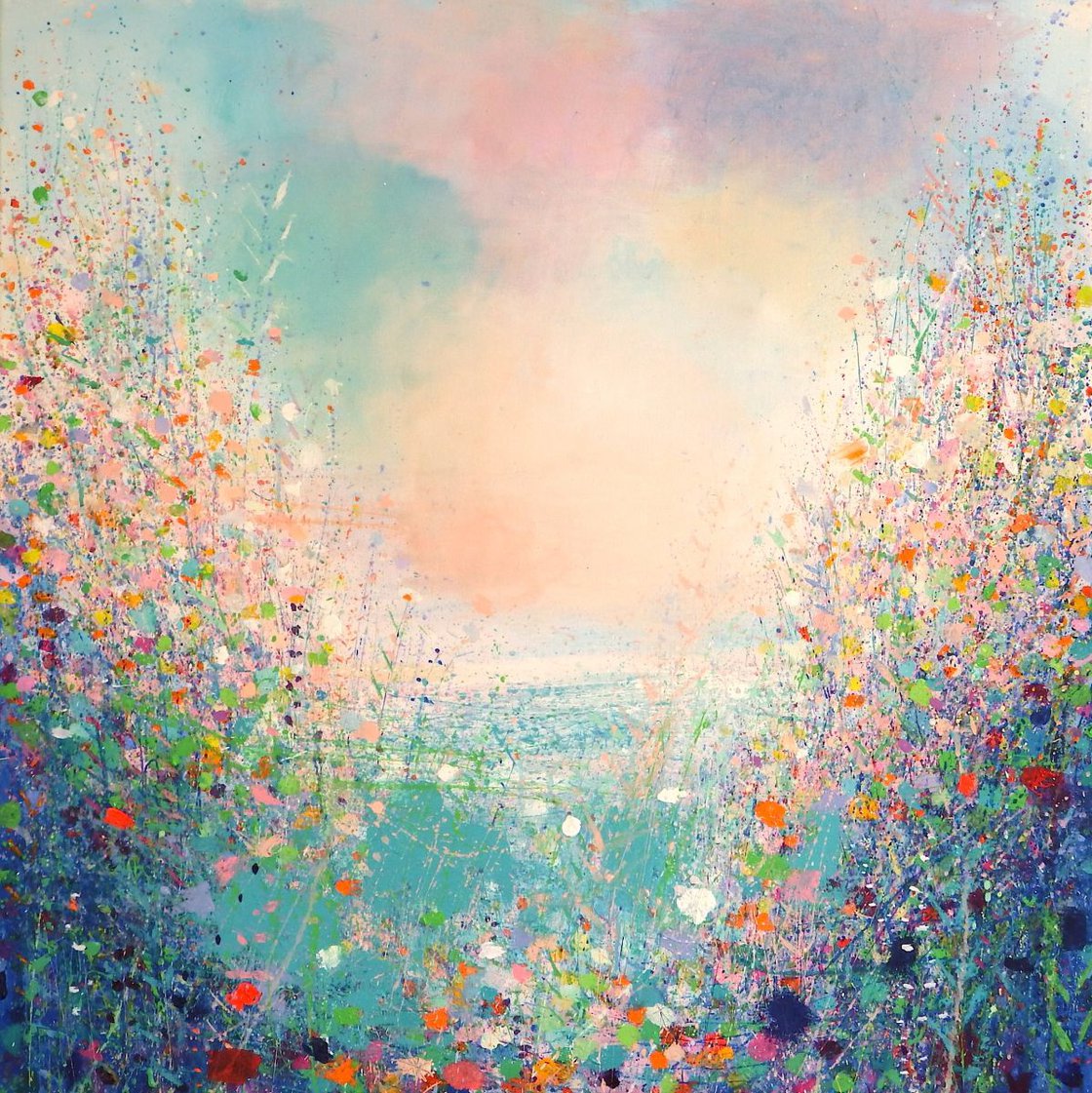 Turquoise Sea Painting by Sandy Dooley | Artfinder