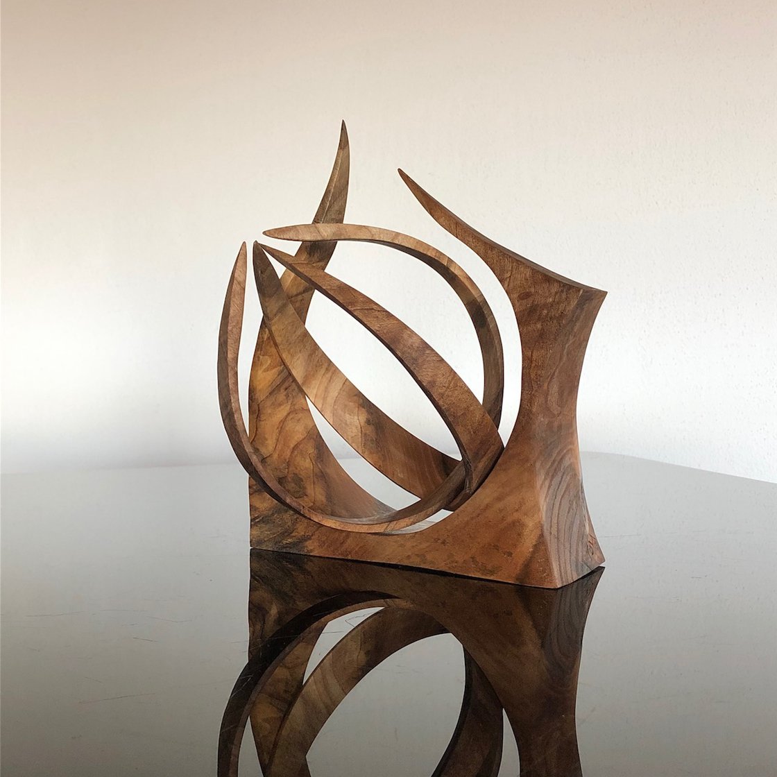 Abstract # 678 Wood sculpture by Roland Köpfer | Artfinder