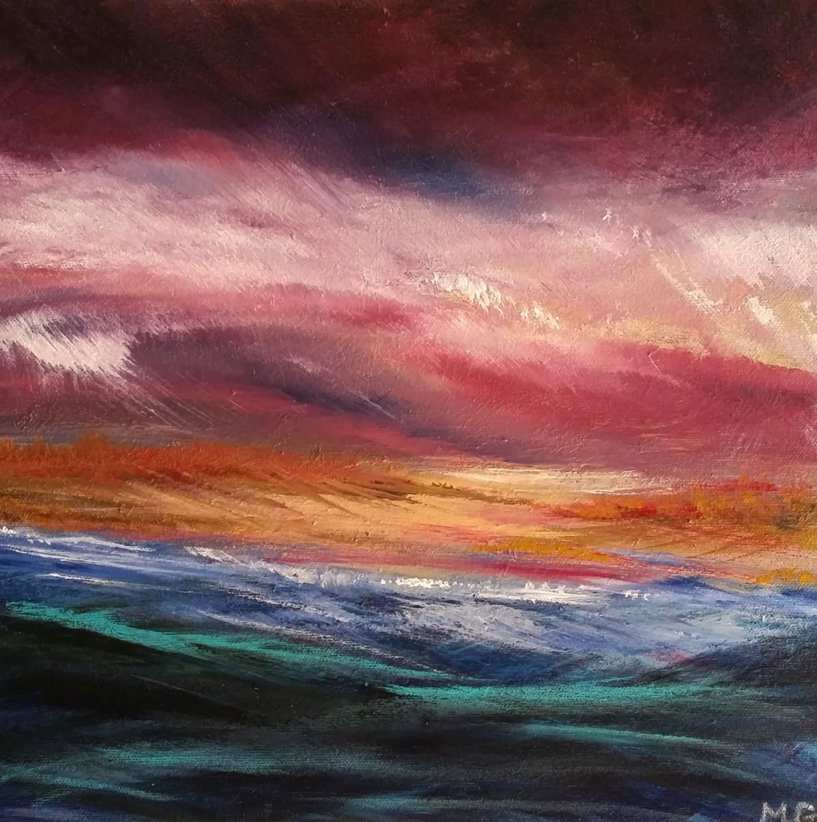 Elements of Tempest Painting by Mel Graham | Artfinder