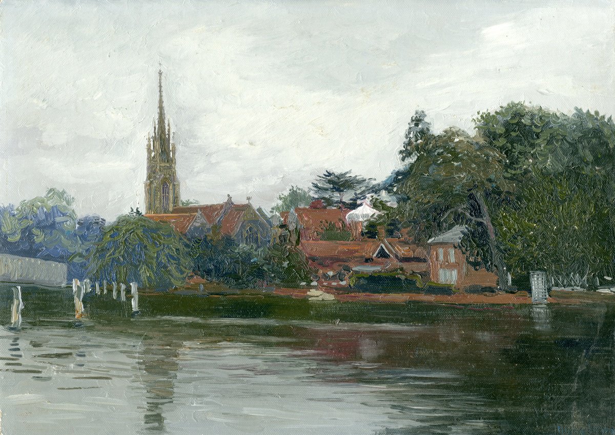 Marlow. Buckinghamshire Oil painting: Simon Kozhin | Artfinder