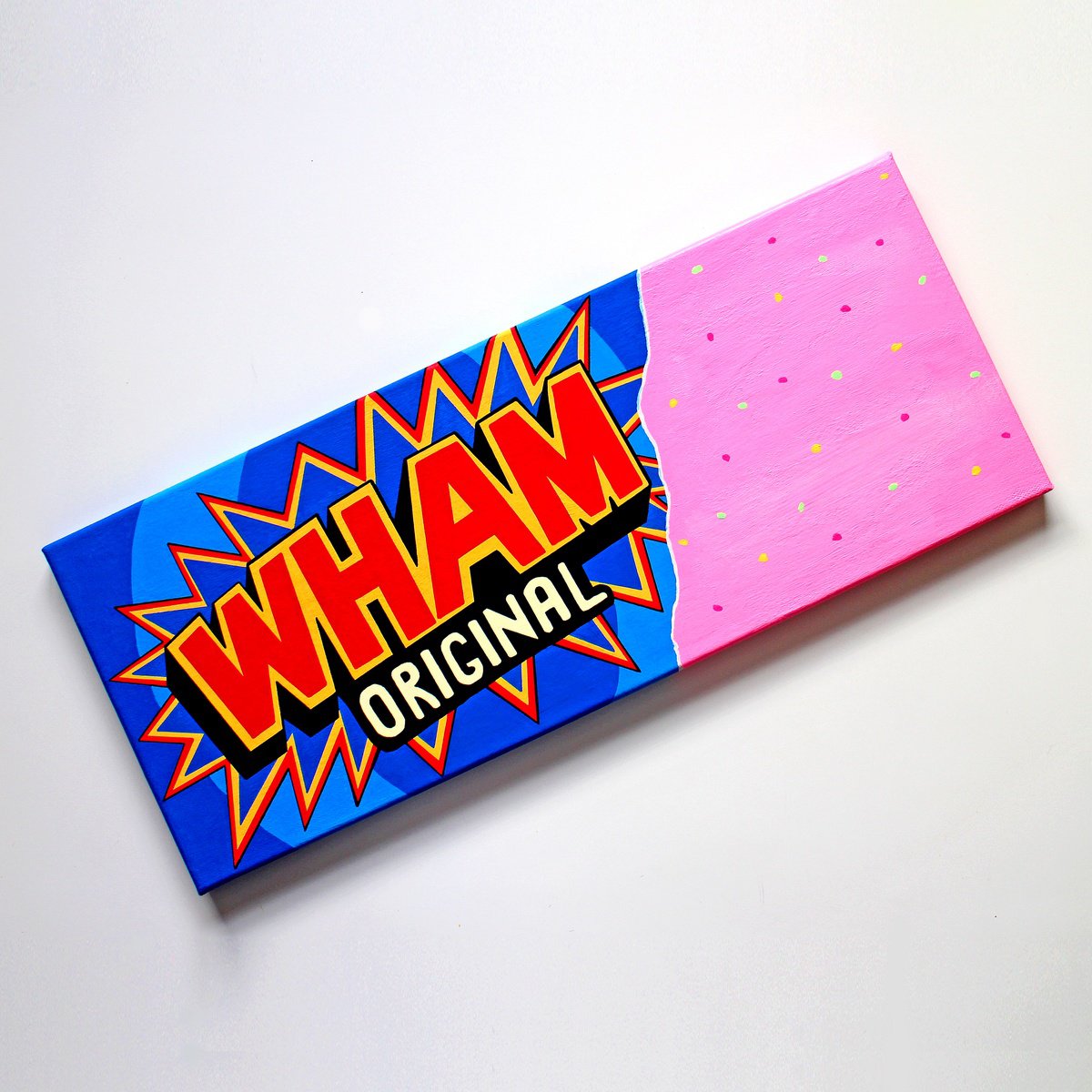 Wham Bar Retro Sweets Painting Acrylic painting by Ian Viggars | Artfinder