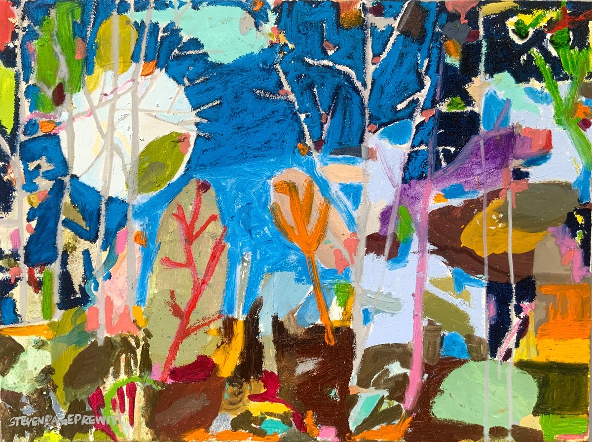 September Super Moon of 2023 Oil painting: Steven Page Prewitt | Artfinder