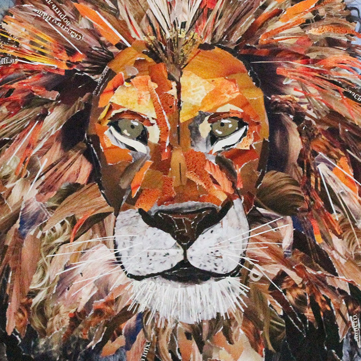 The Lion Collage: Olga Sennikova | Artfinder
