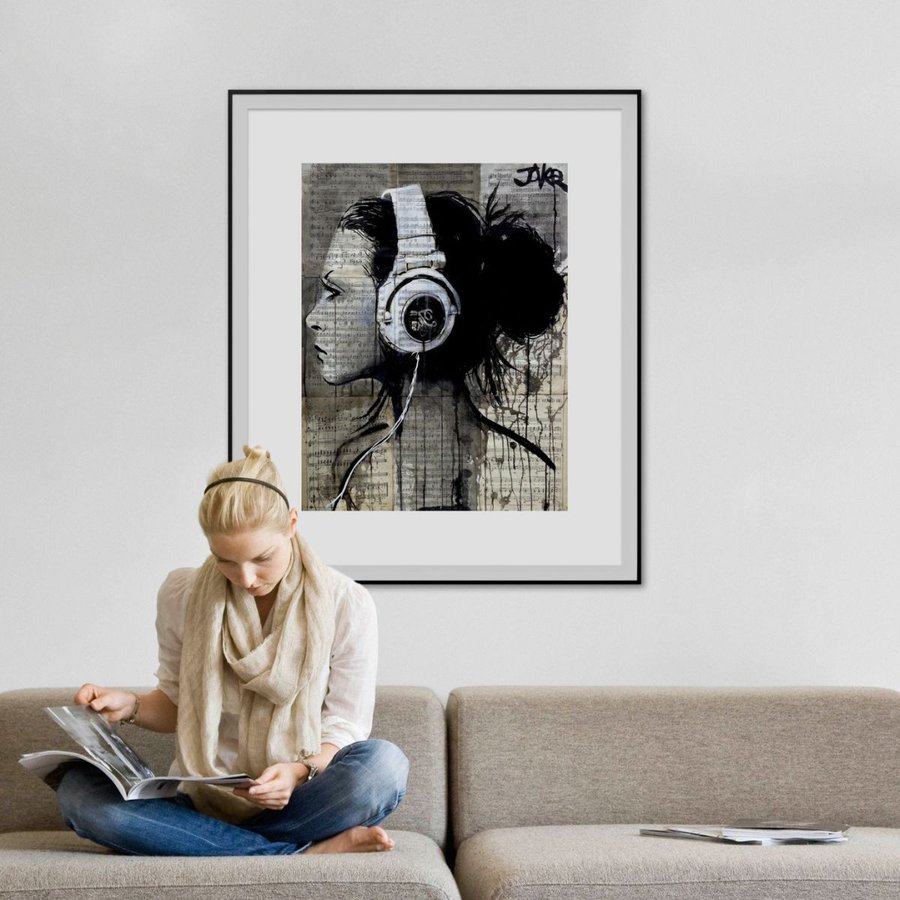 HIGH FIDELITY Ink drawing by Loui Jover | Artfinder