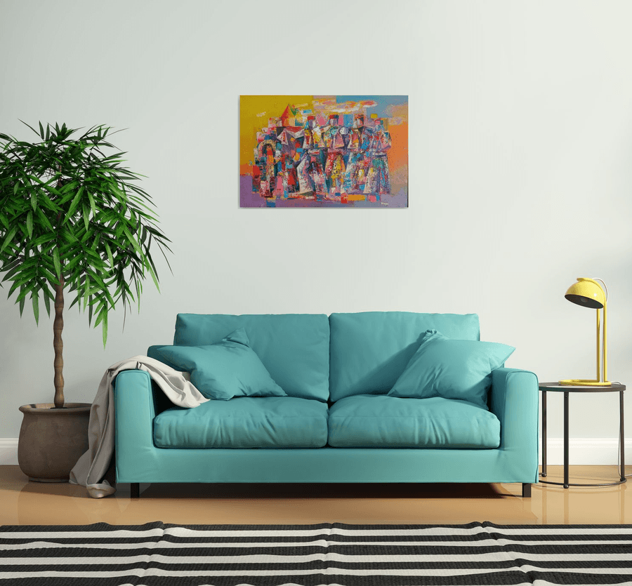 Armenian Kochari Dance Oil painting: Hayk Miqayelyan | Artfinder