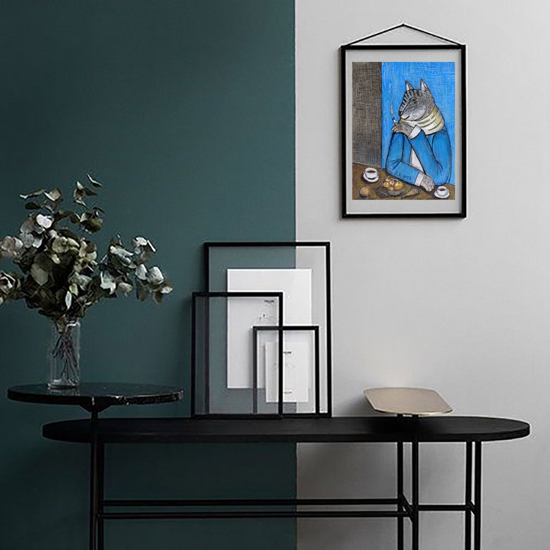 Remembering Picasso Mixed-media painting by Elizabeth Vlasova | Artfinder