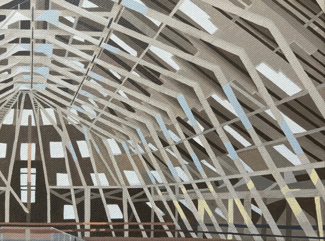 Original Oil Painting - No. 3 Covered Slip by Jill Ann Harper