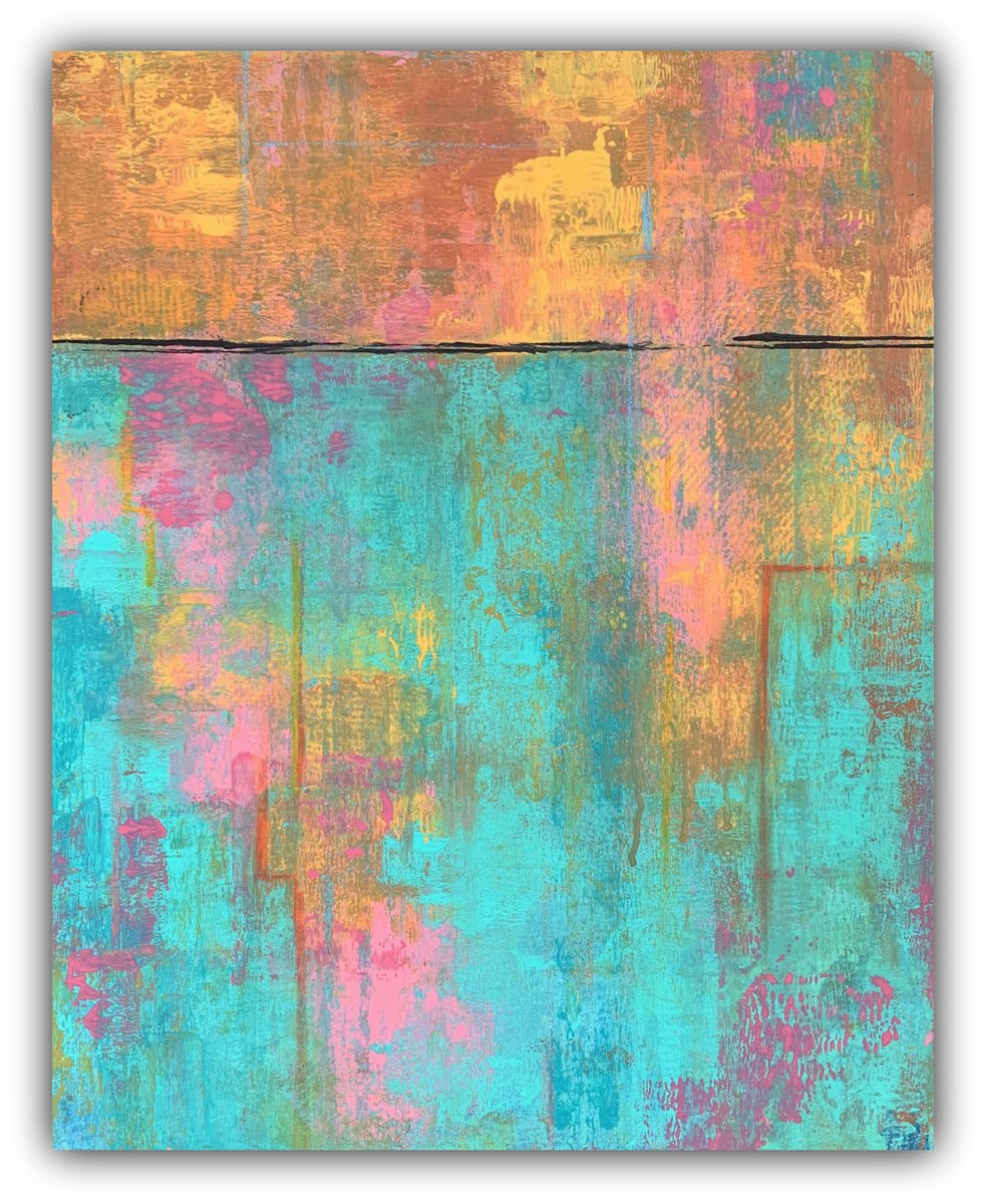 Good Vibes Acrylic painting: Elizabeth Moran | Artfinder