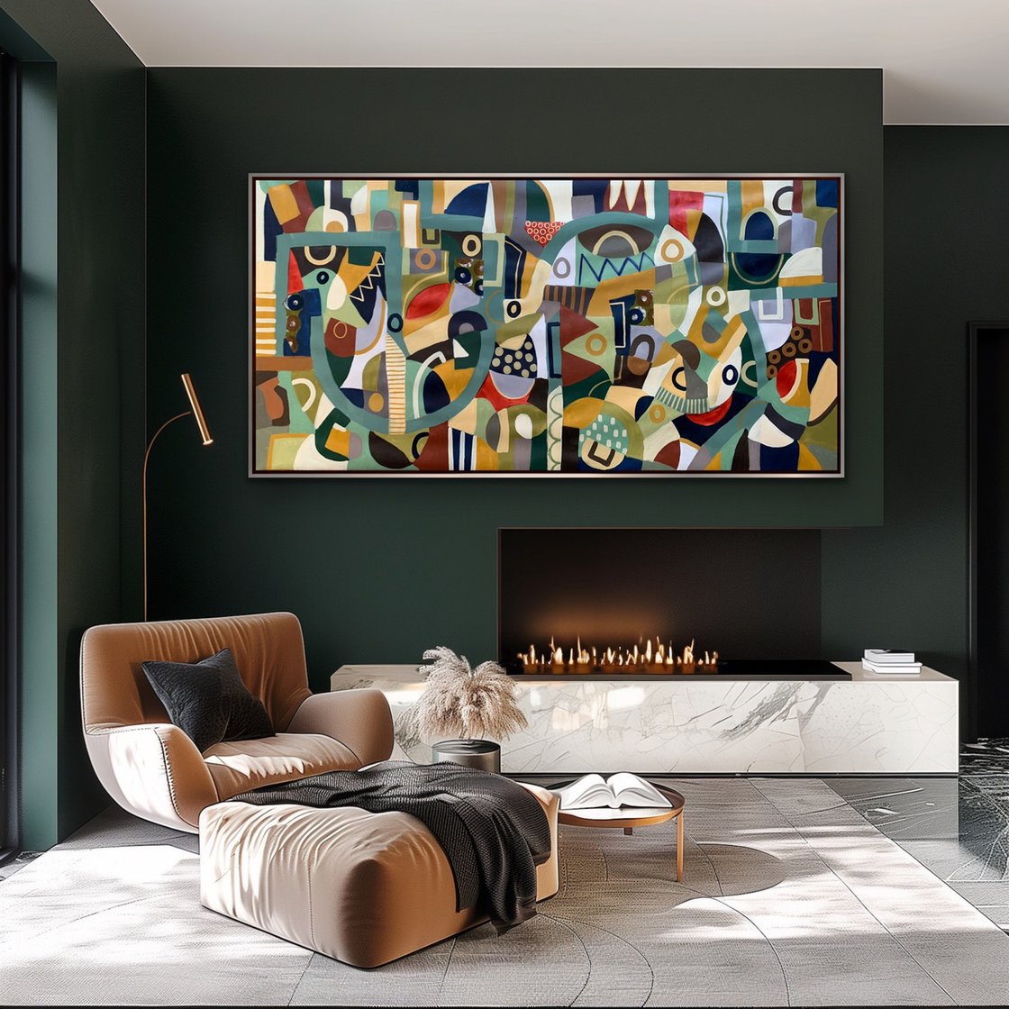 All at Once Acrylic painting: Rashna Hackett | Artfinder