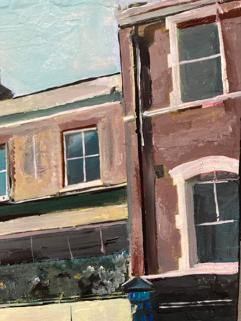 Putney High Street Acrylic painting: Andrew Reid Wildman | Artfinder