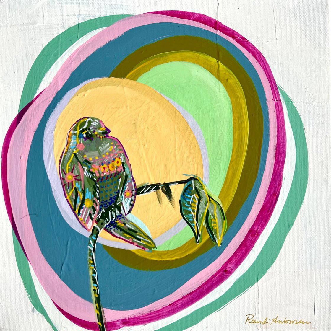 Brave New Birds Acrylic painting: Randi Antonsen | Artfinder