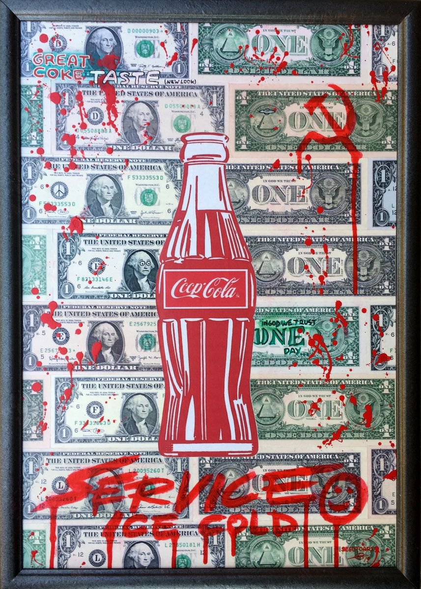 CCCP COLA Mixed-media painting by Seguto | Artfinder