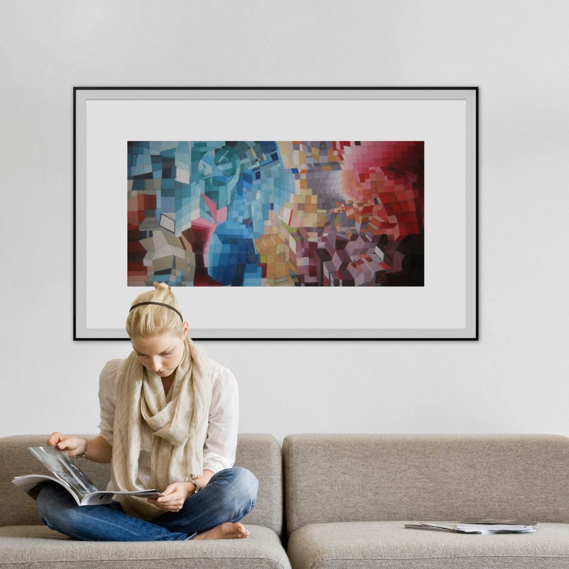 happy composition Oil painting by Radovanovic Predrag | Artfinder