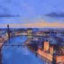 The Thames At Night by Marc Todd | Artfinder