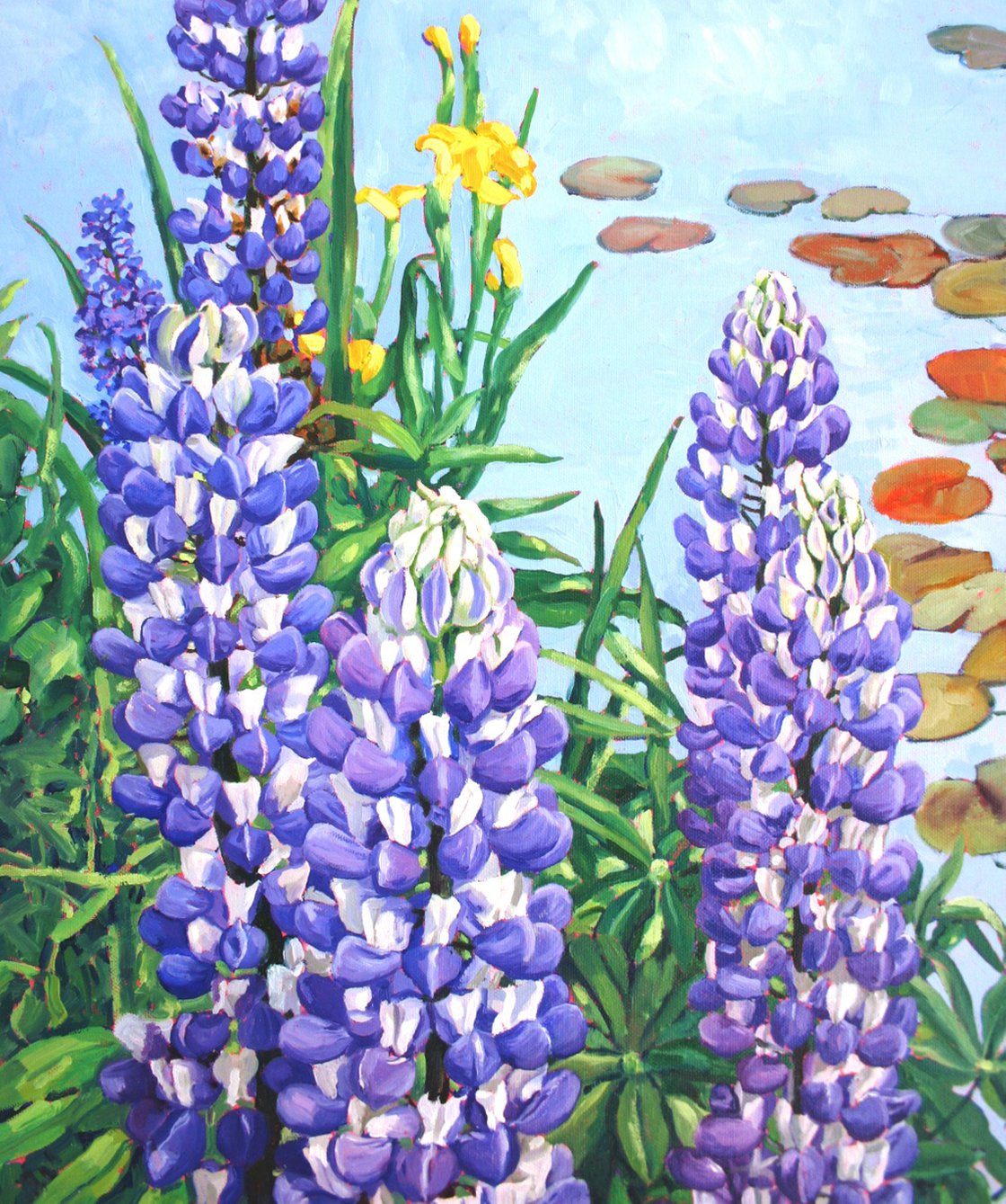 Shades of Summer Oil painting by Zoe Elizabeth Norman | Artfinder