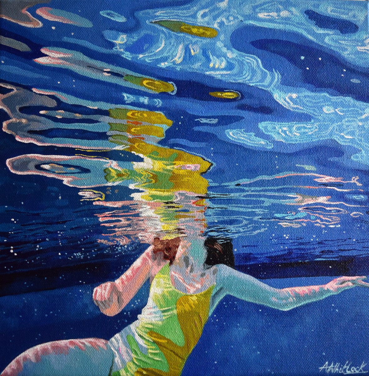 Underneath LXVIII Acrylic painting: Abi Whitlock | Artfinder
