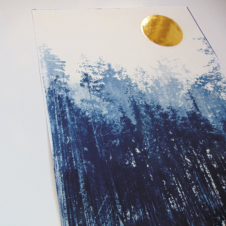 Cyanotype 01 The winter sun Print: Manel Villalonga | Artfinder